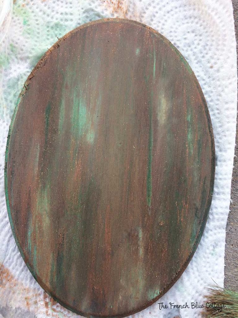 Verdigris Paint Finish Tutorial • French Blue Cottage