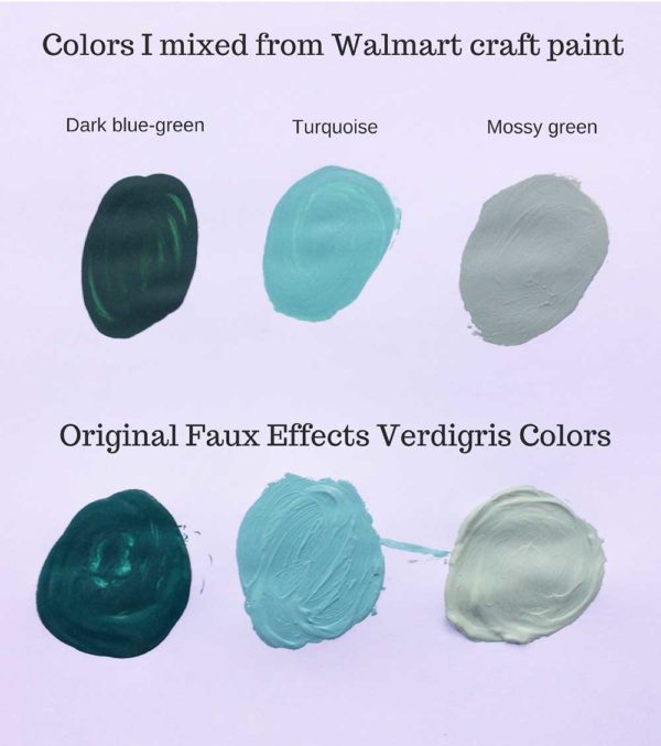 Verdigris Paint Finish Tutorial • French Blue Cottage
