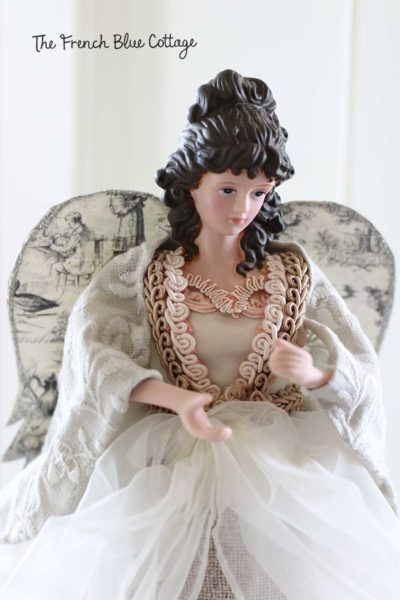 Extreme Makeover for a Christmas Tree Angel • French Blue Cottage